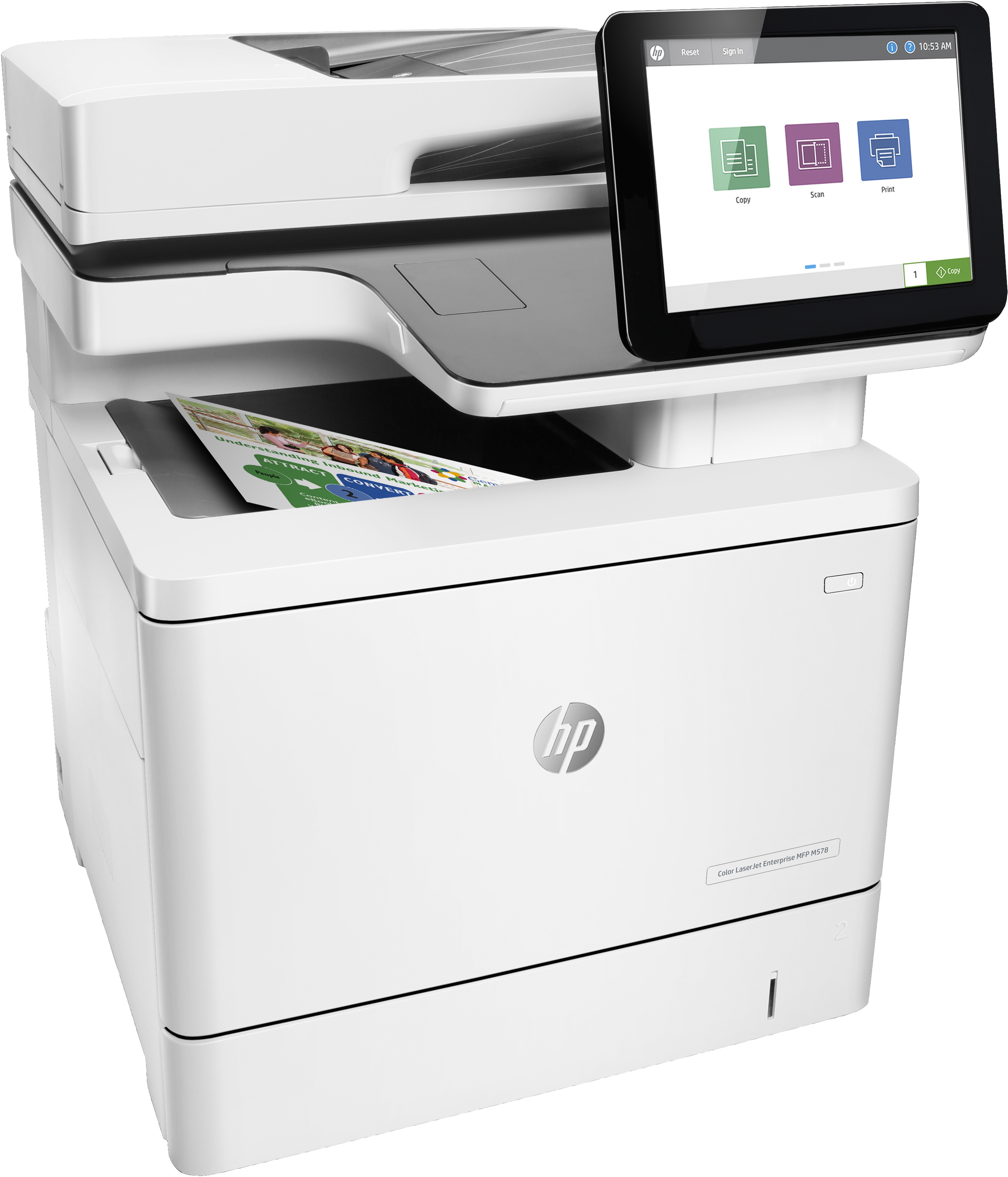 HP Color LaserJet Enterprise MFP M578dn - Kenmerken - Tweakers